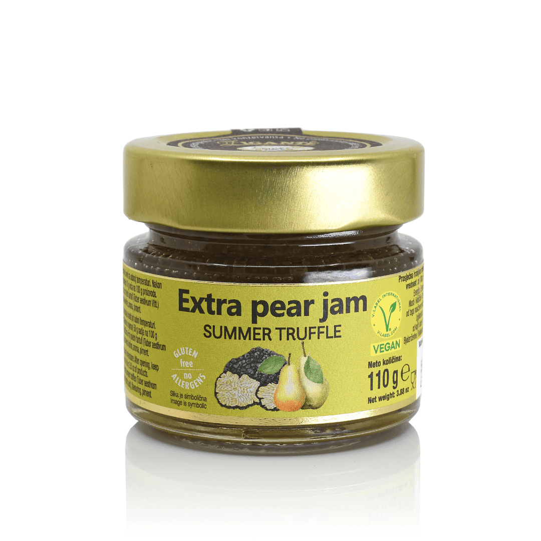 Pear extra jam with black truffle – Zigante Tartufi